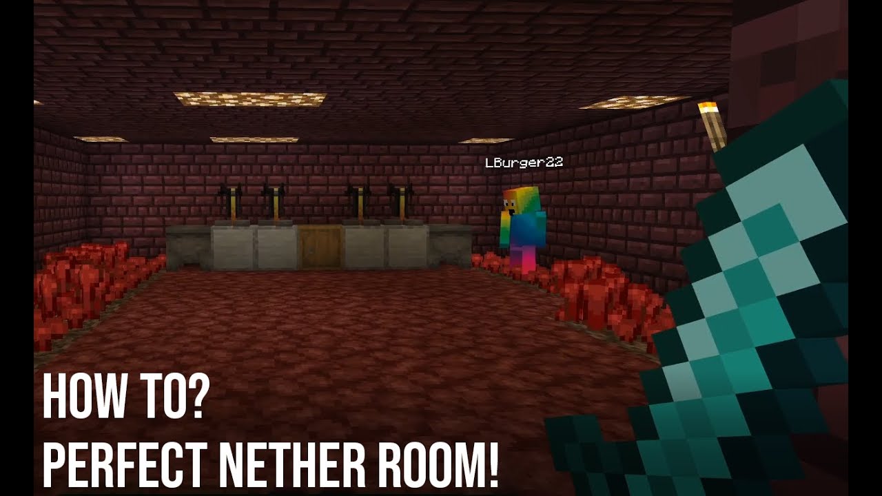 How To Make The Perfect Nether Room! | Couple Plays Minecraft Ep.10 ...