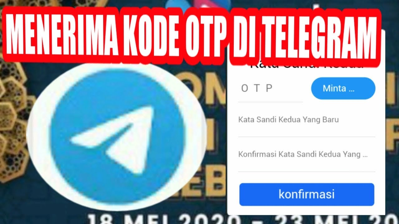 CARA MENERIMA KODE OTP MELALUI TELEGRAM DI VTUBE - YouTube