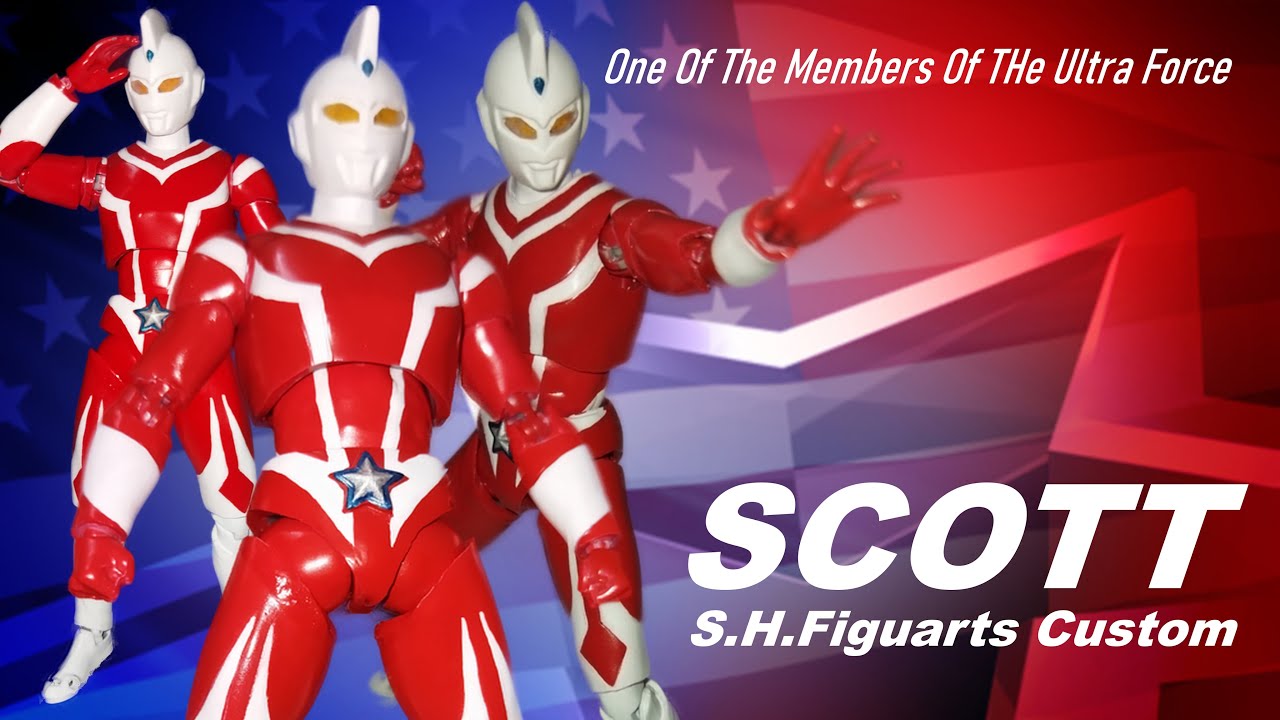 Custom SHF Ultraman Scott- Ultraman USA - YouTube