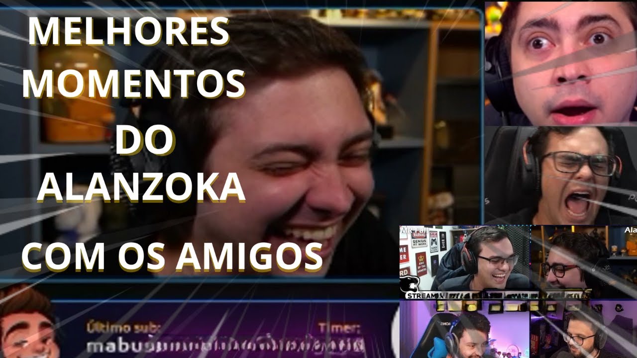 MELHORES MOMENTOS DO ALANZOKA COM OS AMIGOS !!! - YouTube