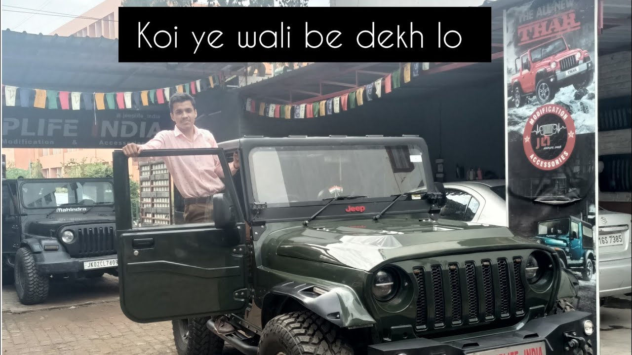 Old is gold old Thar is converted into new Thar OLD CAR into a MODERN ...