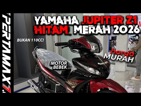 REVIEW Yamaha Jupiter Z1 Merah Hitam Terbaru 2026 Metallic Red Motor Bebek Harga Murah Bukan 110cc