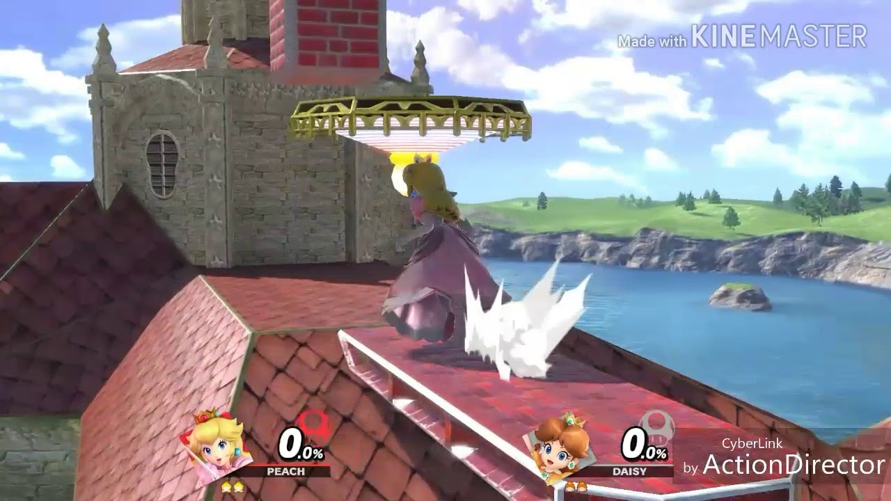 All Super Smash Bros. Ultimate Princess Peach moves! - YouTube