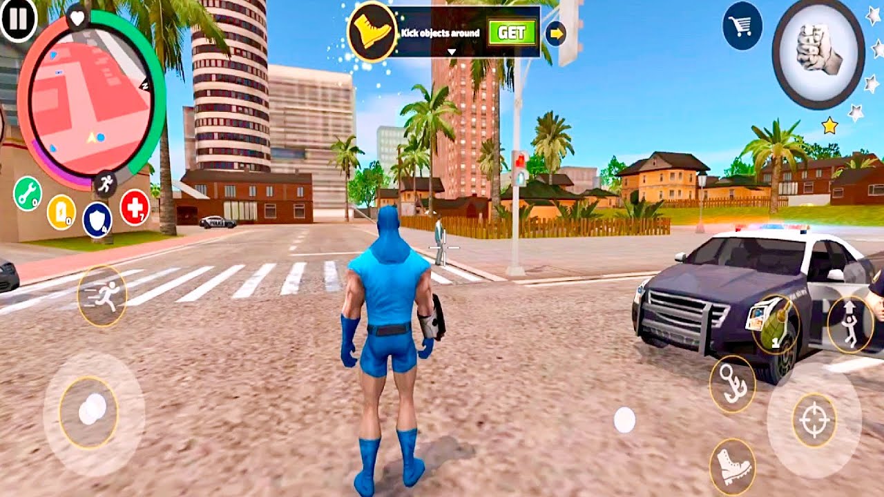 Rope Hero Vice City Superhero Gangwar Game - Android Gameplay ...