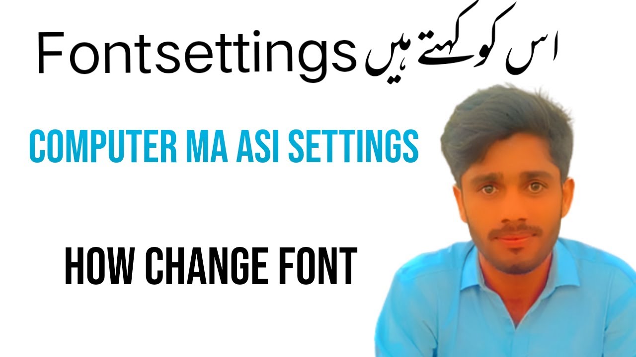 How Change The Font Size in Windows 7|#Computer ma Fonts Kia hi|#basic ...