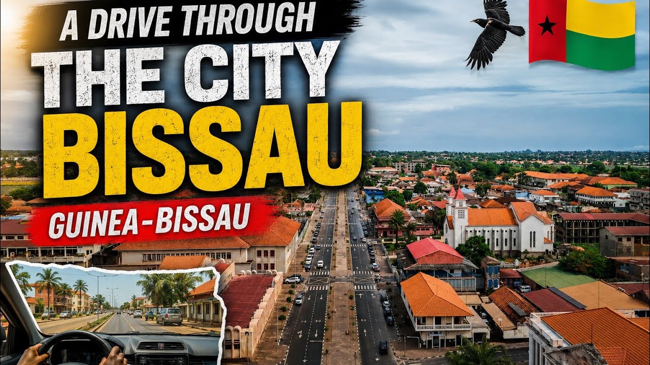 A DRIVE THROUGH THE CITY (BISSAU) - YouTube