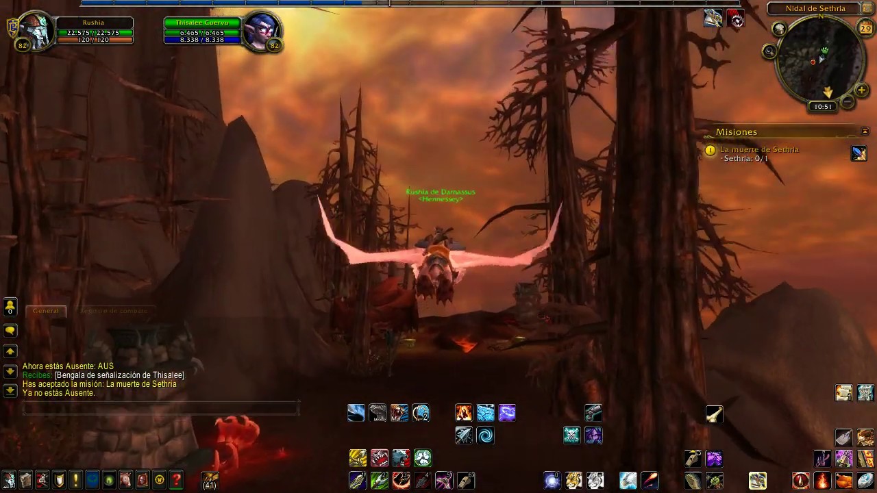 WoW Mision - La Muerte de Sethria - YouTube