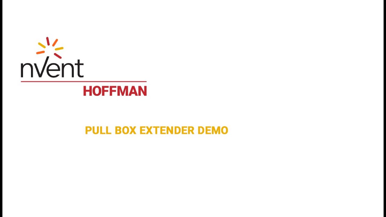 Pull Box Extender Demo | nVent HOFFMAN - YouTube