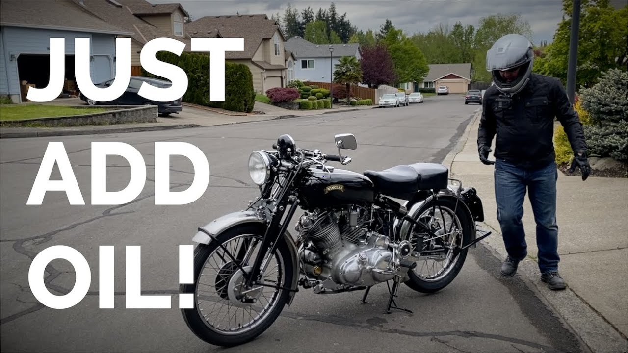 Restoration of 1951 Vincent Rapide - Part 94 - Engine Oil Change and ...