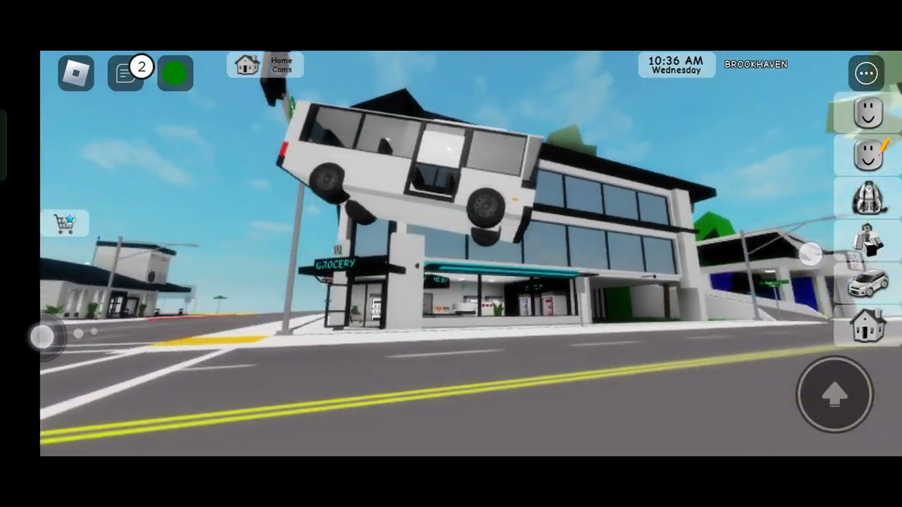 (roblox) brookhaven flying bus - YouTube