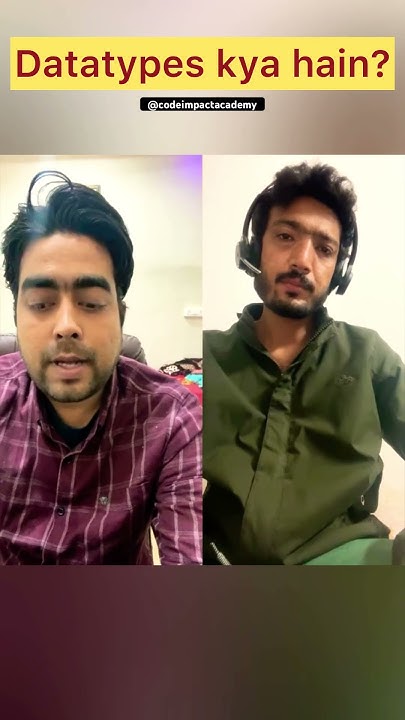 Programming me Datatypes kya hote hain? Aasan bhasha me. #codeimpact #codingtutorials - YouTube