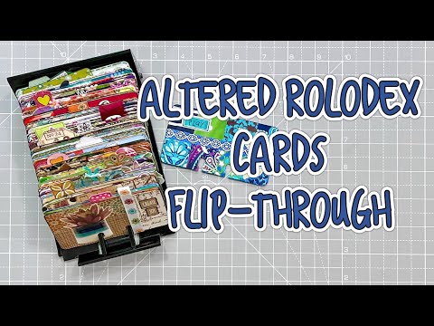 Rolodex Cards Flip-through - YouTube