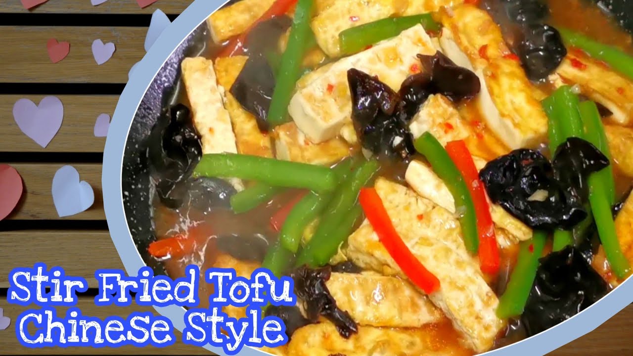 Stir Fried Tofu Chinese Style || Happy Cooking all!!! - YouTube