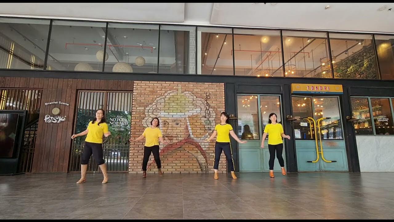 Volare line dance [32C 4W Improver, choreo Mark Furnell & Chris Godden] - YouTube