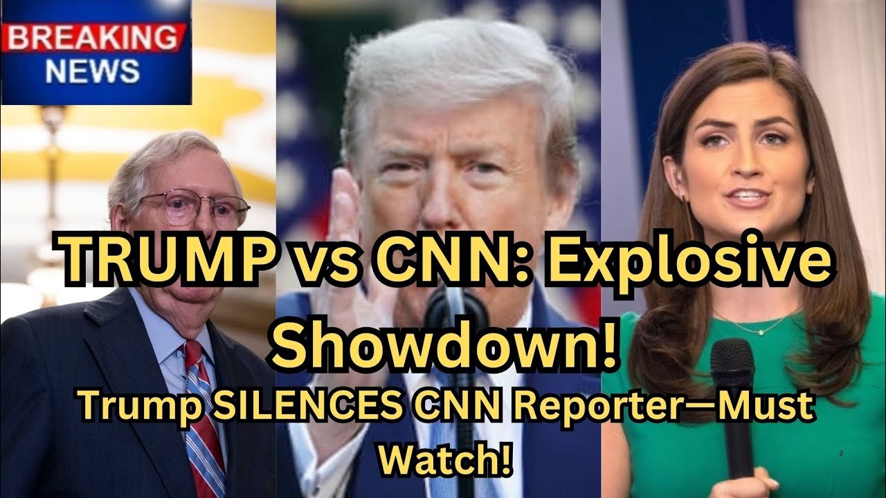 Breaking News Trump vs CNN explosive showdown. Trump silences CNN ...