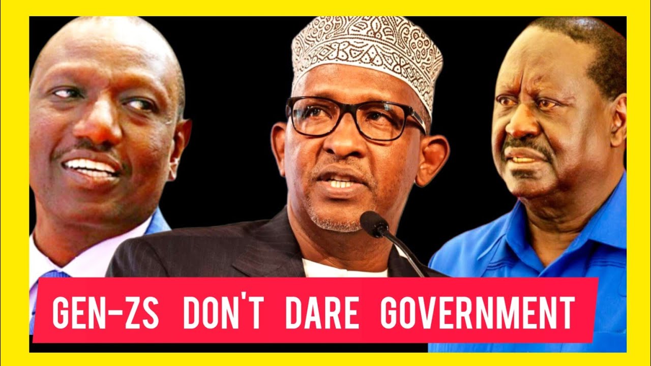 GEN-Zs DON'T DARE GOVERNMENT~ADAN DUALE - YouTube