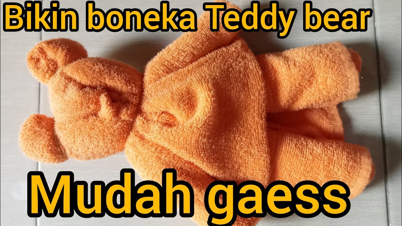 cara membuat boneka dari handuk || how to make a doll from a towel # ...