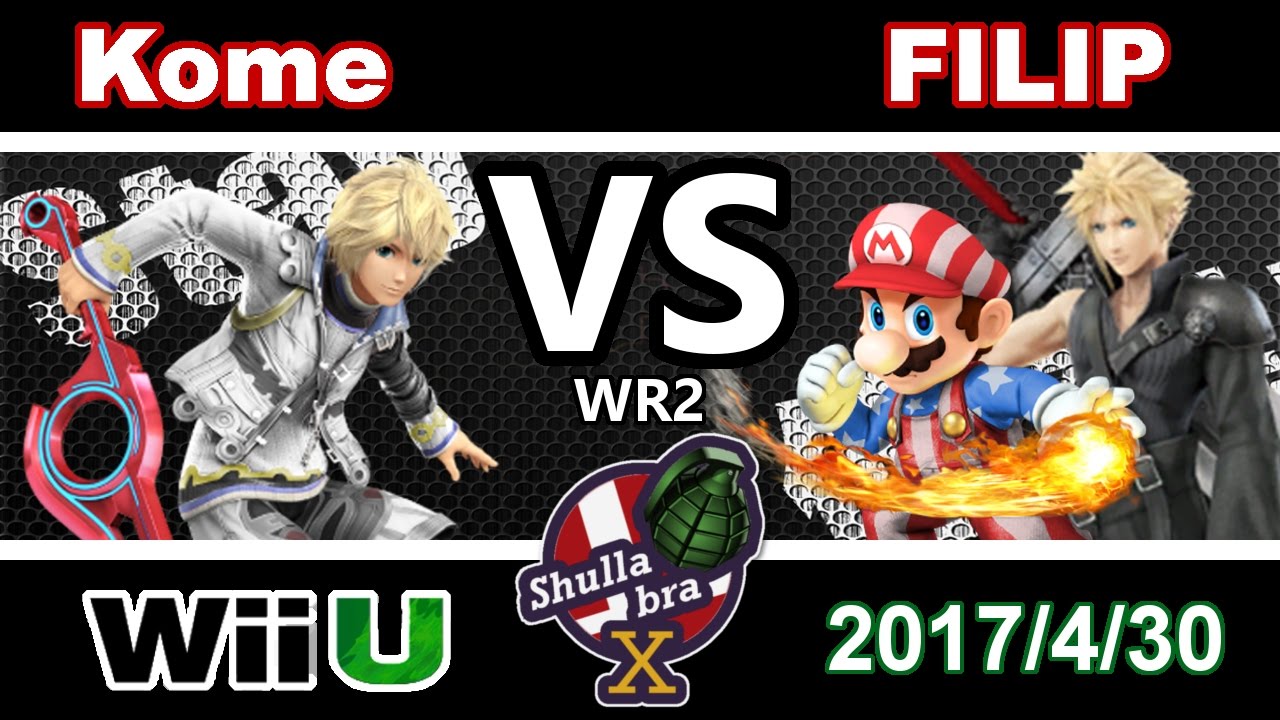 修羅ブラⅩ WB2 Kome(Shulk) vs FILIP(Mario/Cloud) /Shulla-braⅩ - YouTube