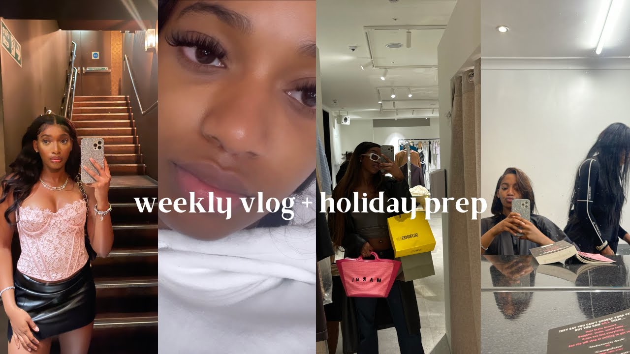spend the week with me + holiday prep - YouTube