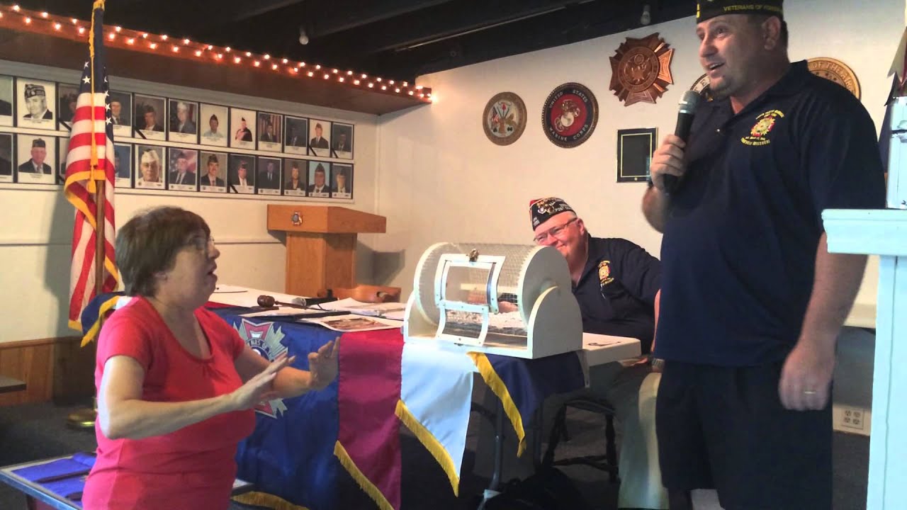 VFW Post 7356 Bo Hicks Memorial Raffle Drawing - YouTube