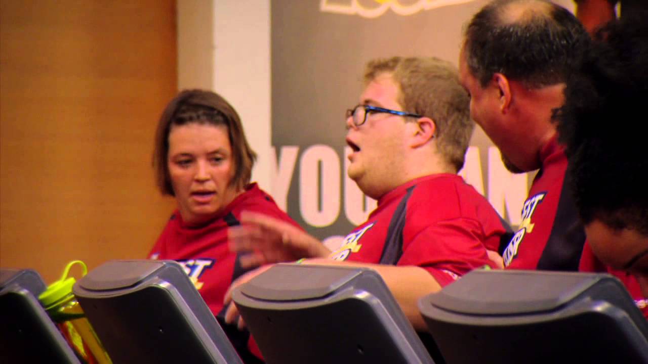 The Biggest Loser day 1 in the gym with Jillian - YouTube