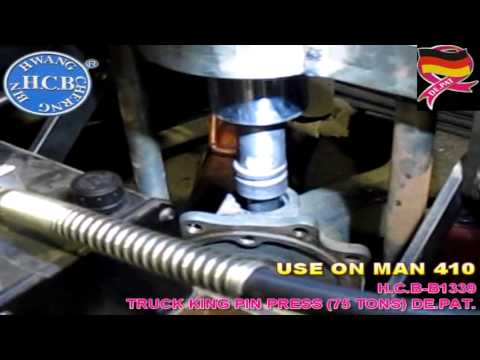 H.C.B-B1339 TRUCK KING PIN PRESS (75 TONS) DE.PAT.(Use on MAN 410 ...