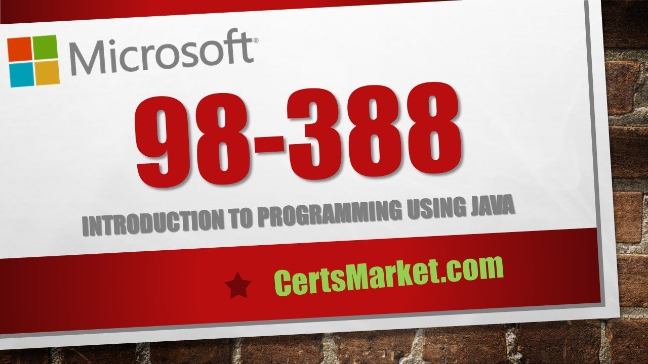 Get Valid 98-388 Exam Questions That You Need to Pass 98 388 Exam - YouTube