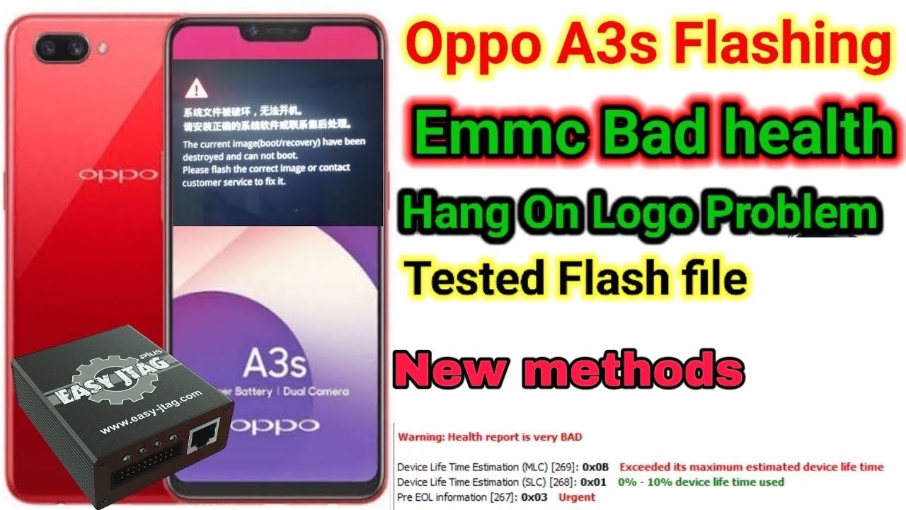 Oppo A3s The Current Image (Boot/Recovery)Have Been Destroyed and can ...