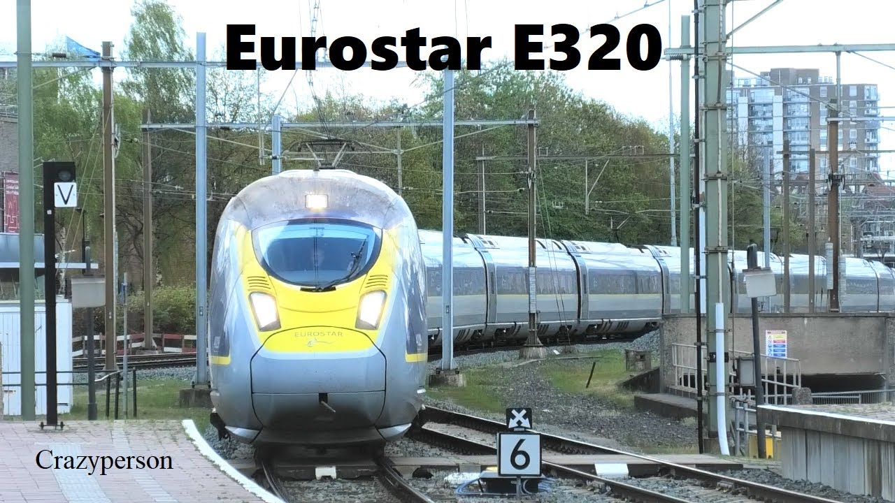 Eurostar E320 High-Speed Train from Rotterdam Central Station to ...