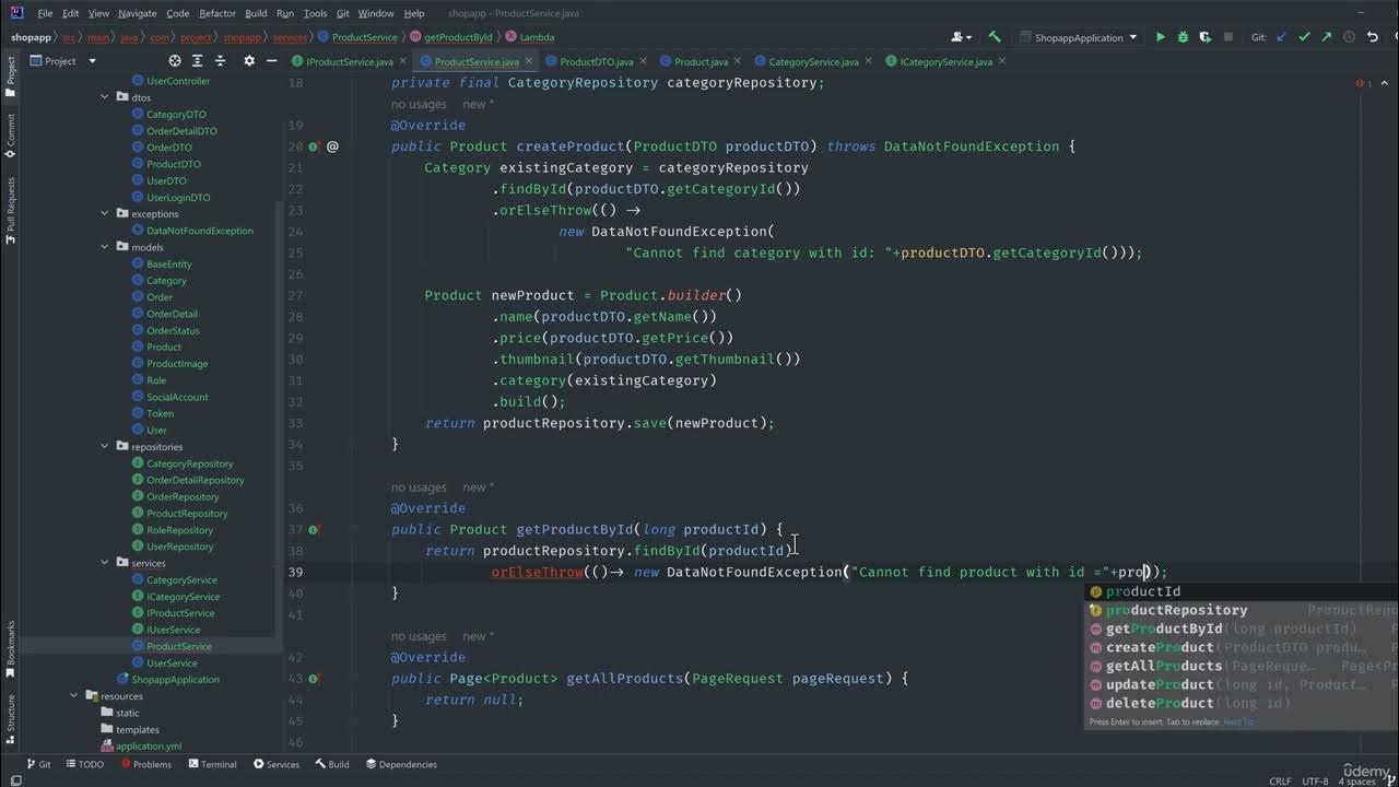 027 Code chức năng thêm sản phẩm mới cho Product Controller - YouTube