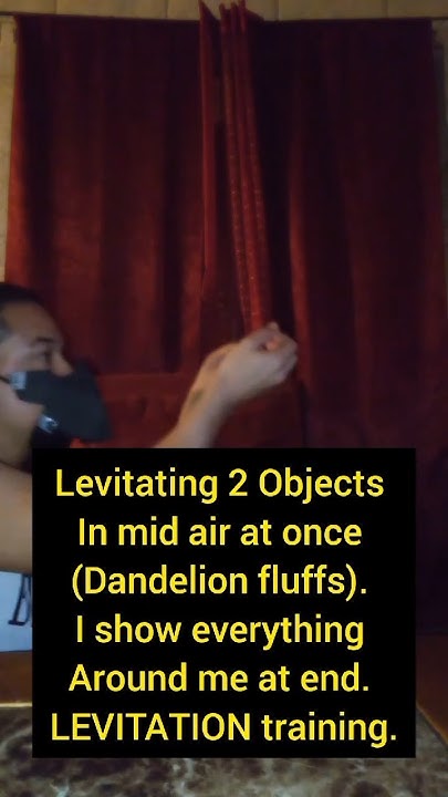 Levitating 2 Objects at once in mid air. Telekinesis chi energy training. Levitating training ...