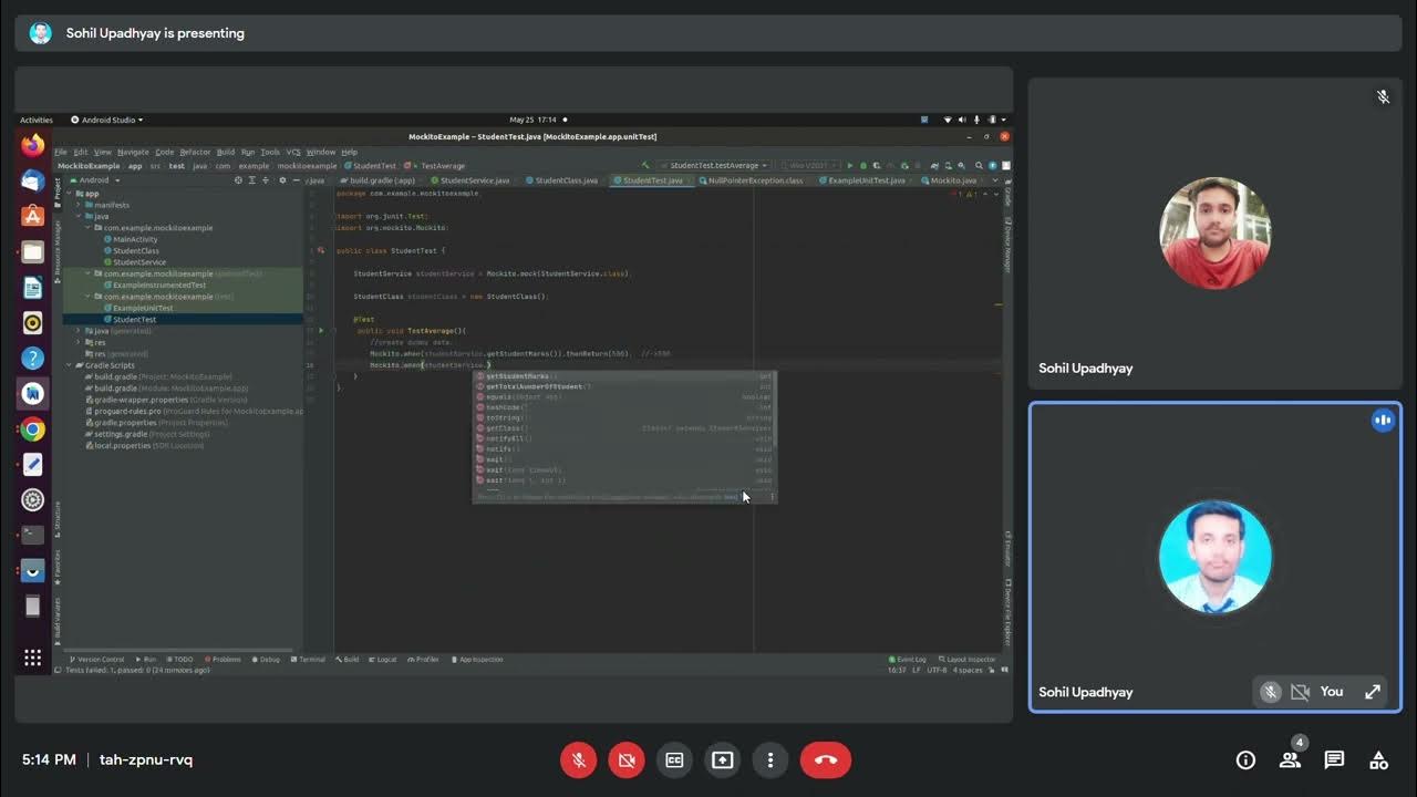 Basic Introduction Of Mockito Unit Testing Android Java Youtube