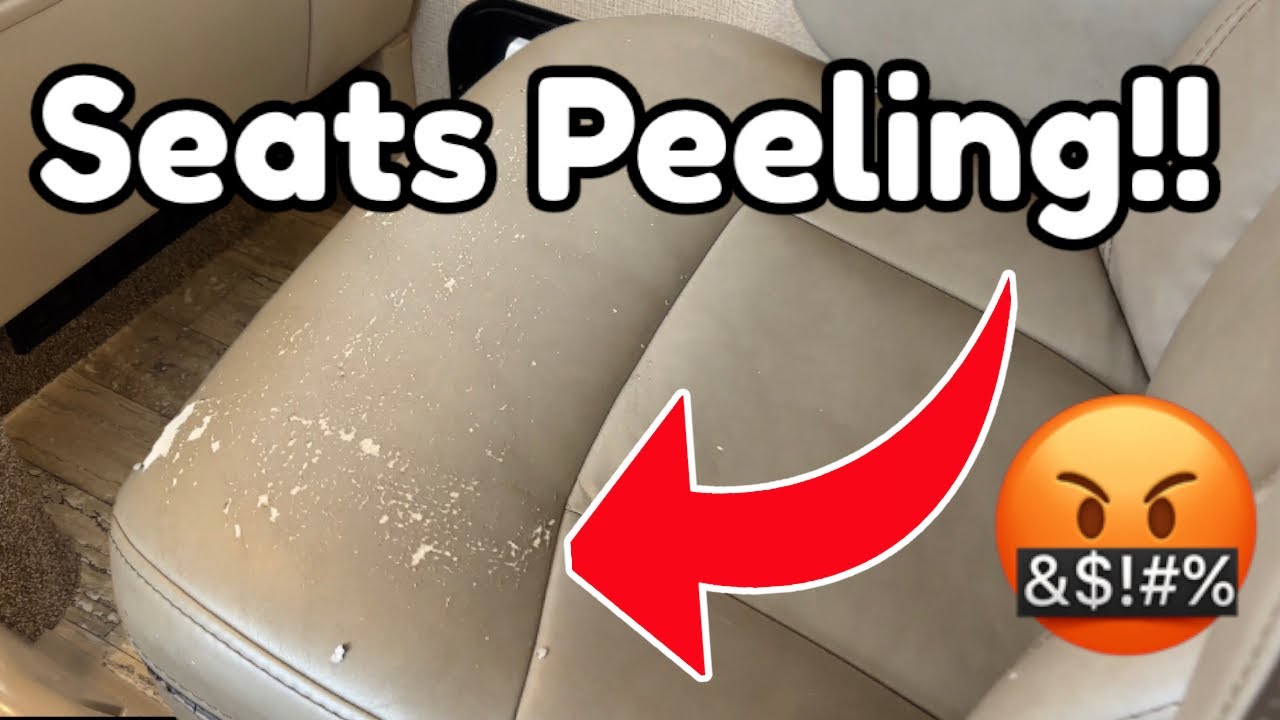 Class A Motorhome RV Captain Chair Seat Covers | These Seats Are Falling Apart! Thor Hurricane ...