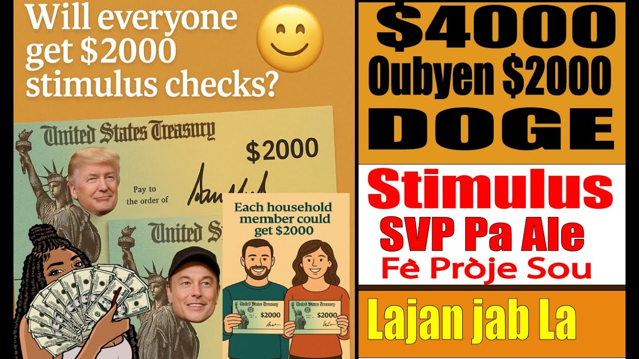 $4000 Pou Chak Kay madan ak Mari Dodge Stimulus Pa Fe Plan - YouTube