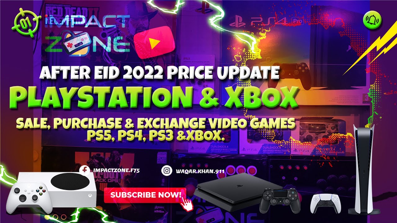 After EID price update of gaming consoles & accessories - YouTube