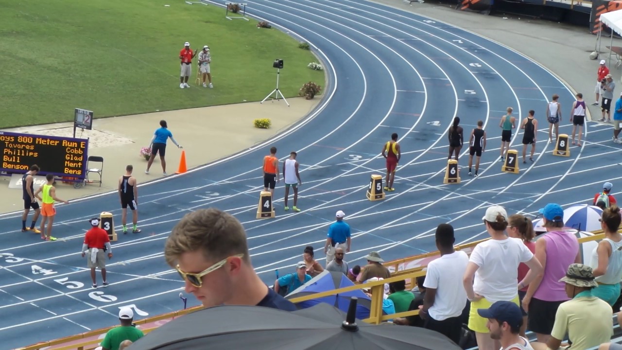 2017 June 18 800m Dash NB Nationals Outdoor - YouTube