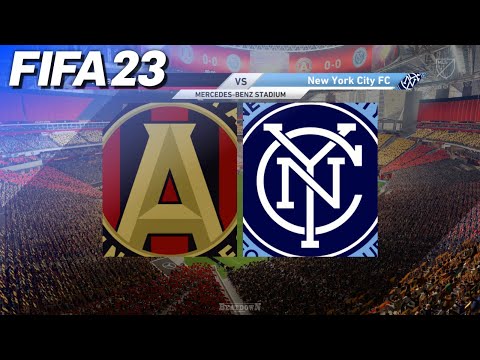 FIFA 23 - Atlanta United vs. New York City FC @ Mercedes-Benz Stadium - YouTube
