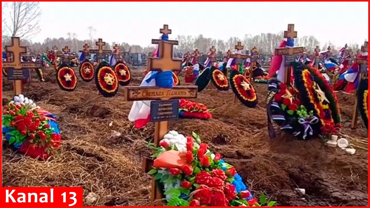 Images of the cemetery where "Wagnerists" are buried in Novosibirsk ...