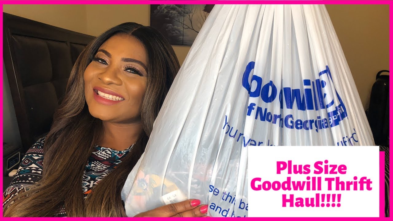 Thrift Shopping | Plus Size Try On Haul | Goodwill Thrift Store | Plus ...
