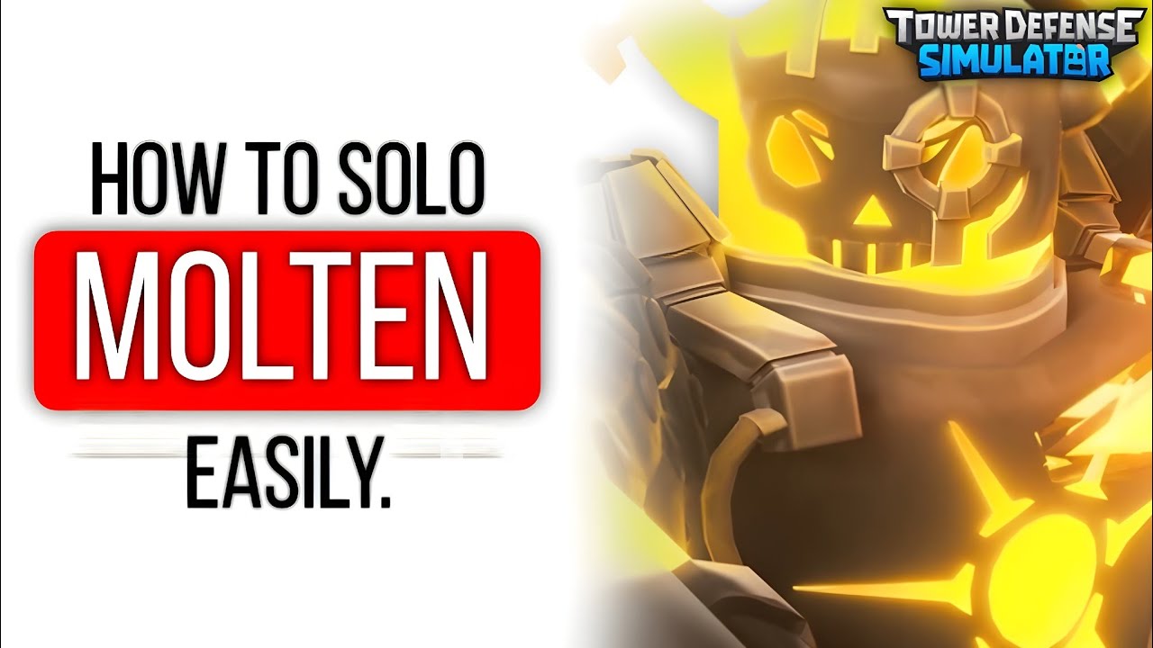 How To Solo Molten in 2025 | Roblox TDS - YouTube