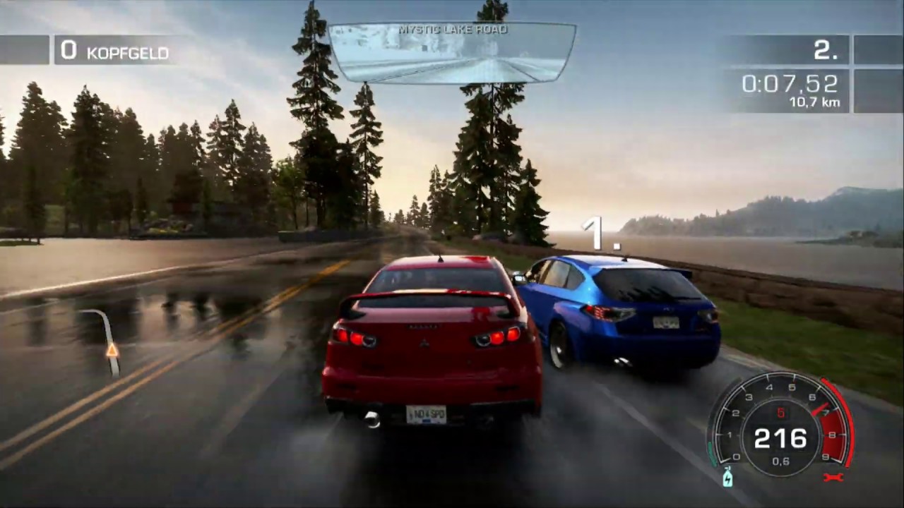 Mitsubishi Lancer Evolution X - NFS Hot Pursuit 2 - - YouTube