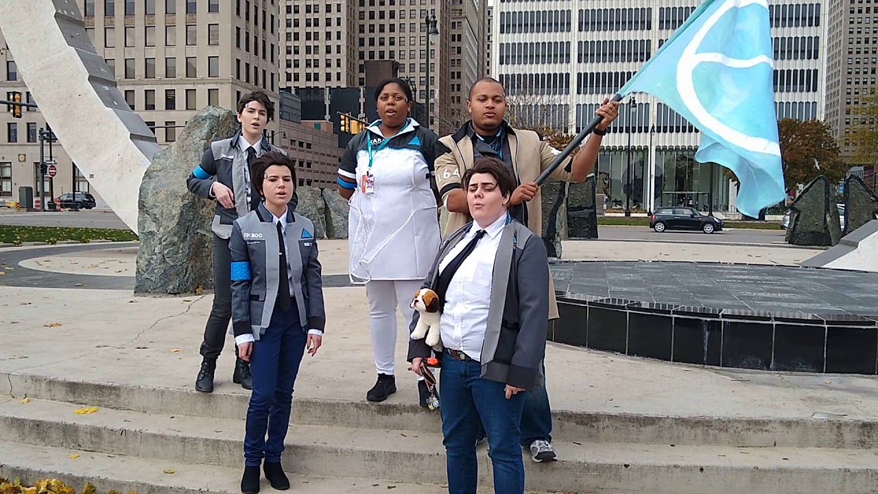 Youmacon 2018 Detroit: Become Human photoshoot - Hold On - YouTube