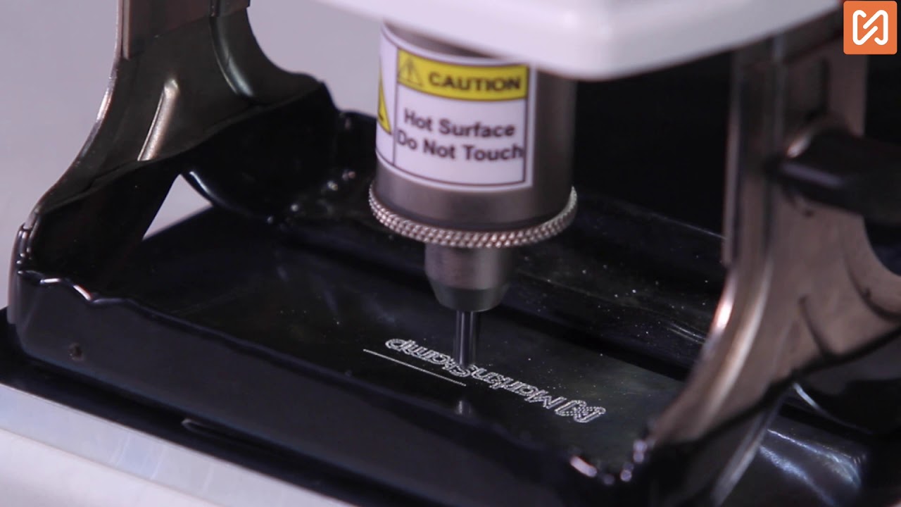 Marking on plate with MNSB Machine | MarknStamp| Manufacturer of dot ...
