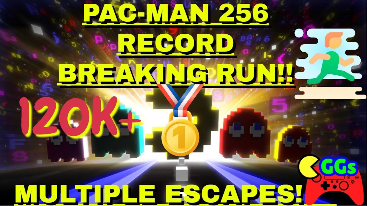 Pac-Man 256 Endless Maze - Record Breaking Run (120K+) Gameplay ...