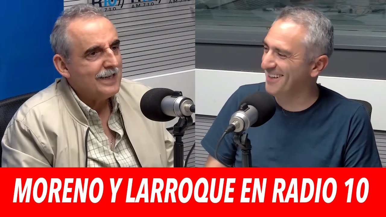 Guillermo Moreno con Andrés "Cuervo" Larroque en "Los días más felices ...