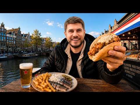 AMSTERDAM'DA 1 GÜN BOYUNCA YEMEK TADIMI !