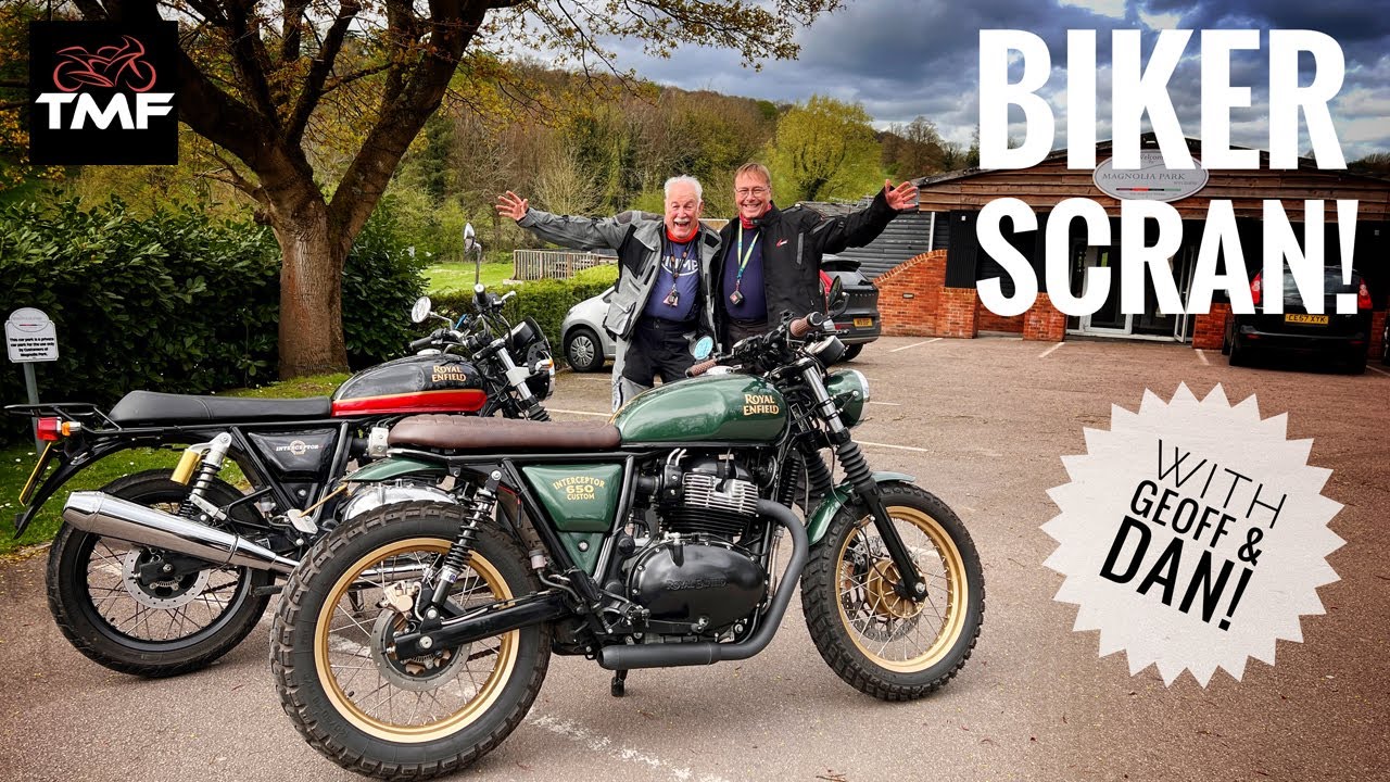 A Trackside Treat! - Biker Scran with Geoff and Dan - YouTube