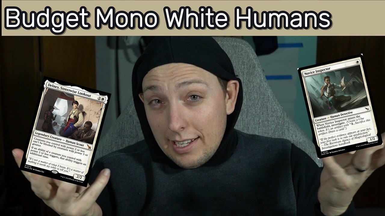 Mono White Humans BUDGET DECK - MTGA - YouTube