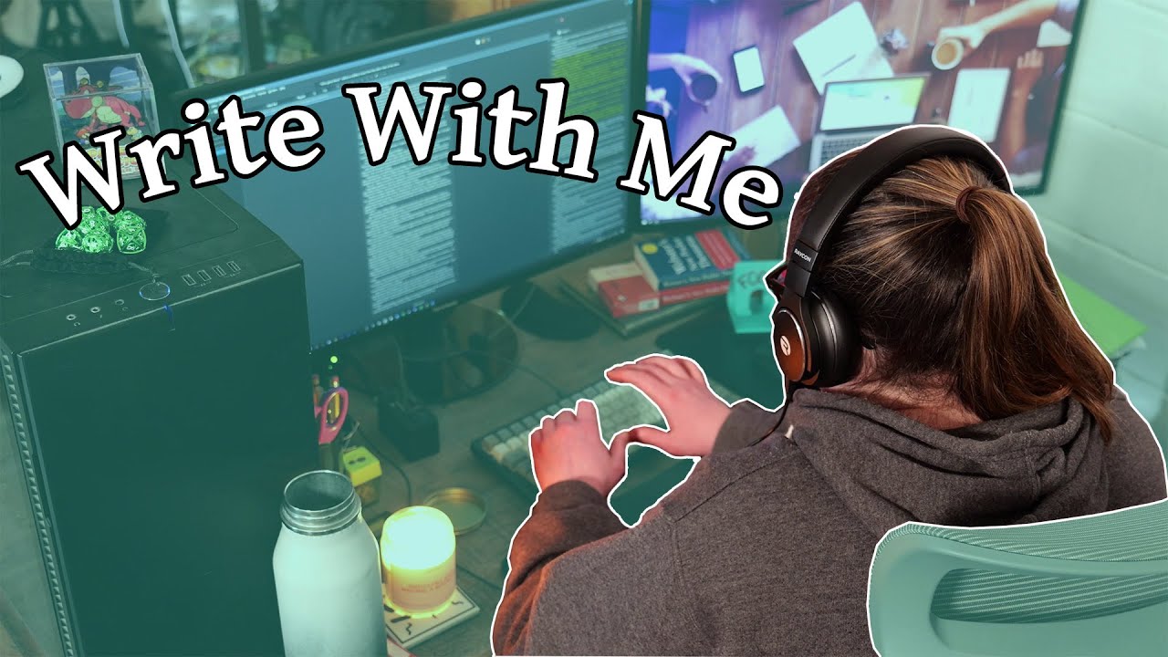 Write a novel with me! Keyboard typing asmr - YouTube