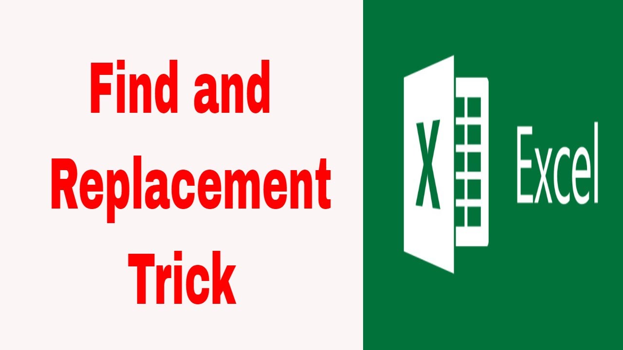 Part - 26 - Find and replacement Trick in Excel Tamil | Excel in Tamil ...